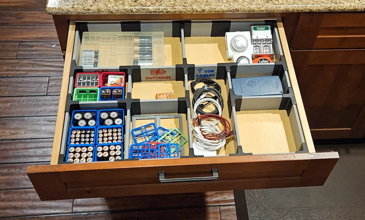 Modular Drawer Dividers Remixed for 3D Printed Dividers by Iceman ...