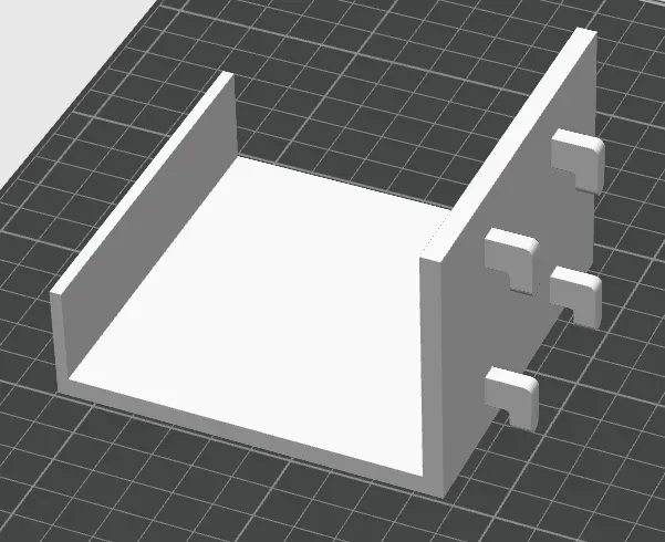 mATX PC Mount For IKEA Skadis by ThinkArtWork | Download free STL model ...