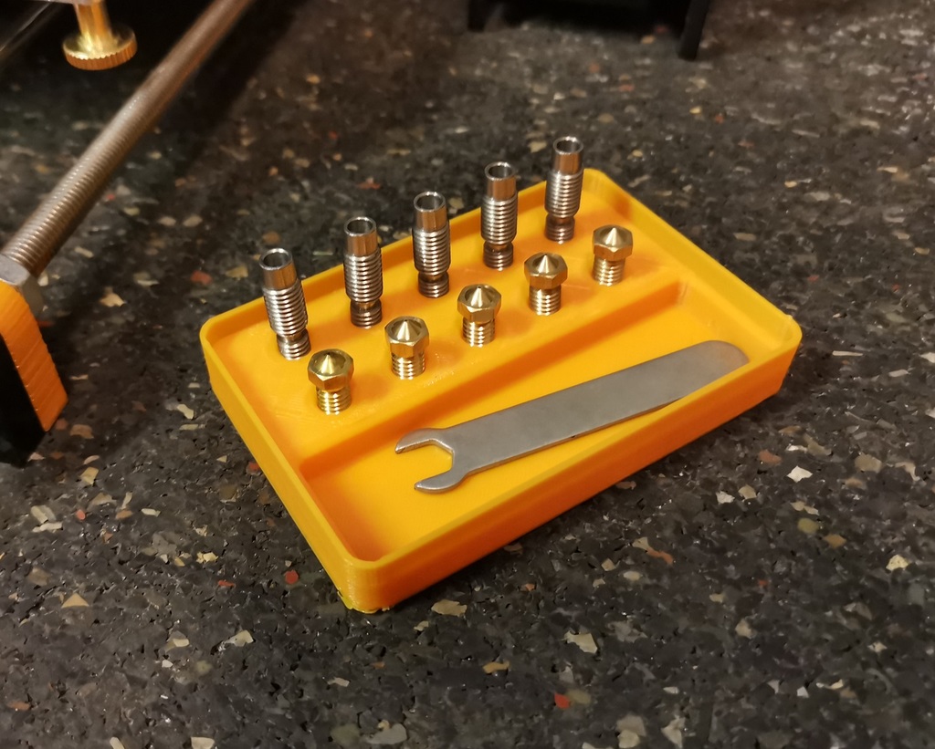 Nozzle and Tool holder Box by DraconiX | Download free STL model ...