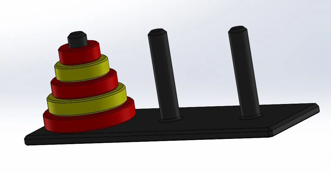 Tower of Hanoi by Arthur Gritzky | Download free STL model | Printables.com