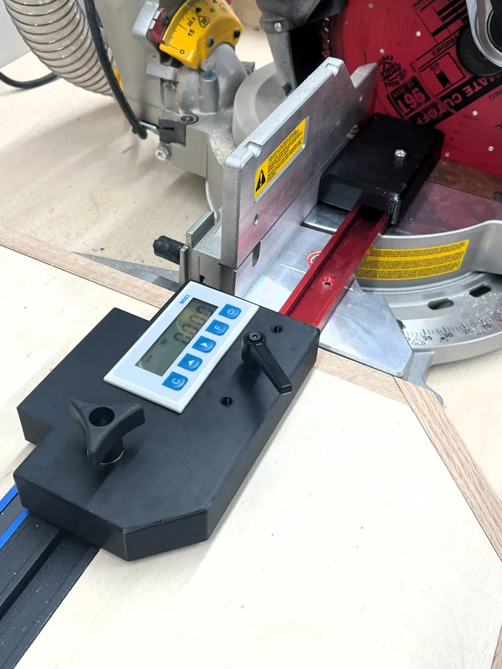 Digital Miter Stop by curioustech | Download free STL model ...
