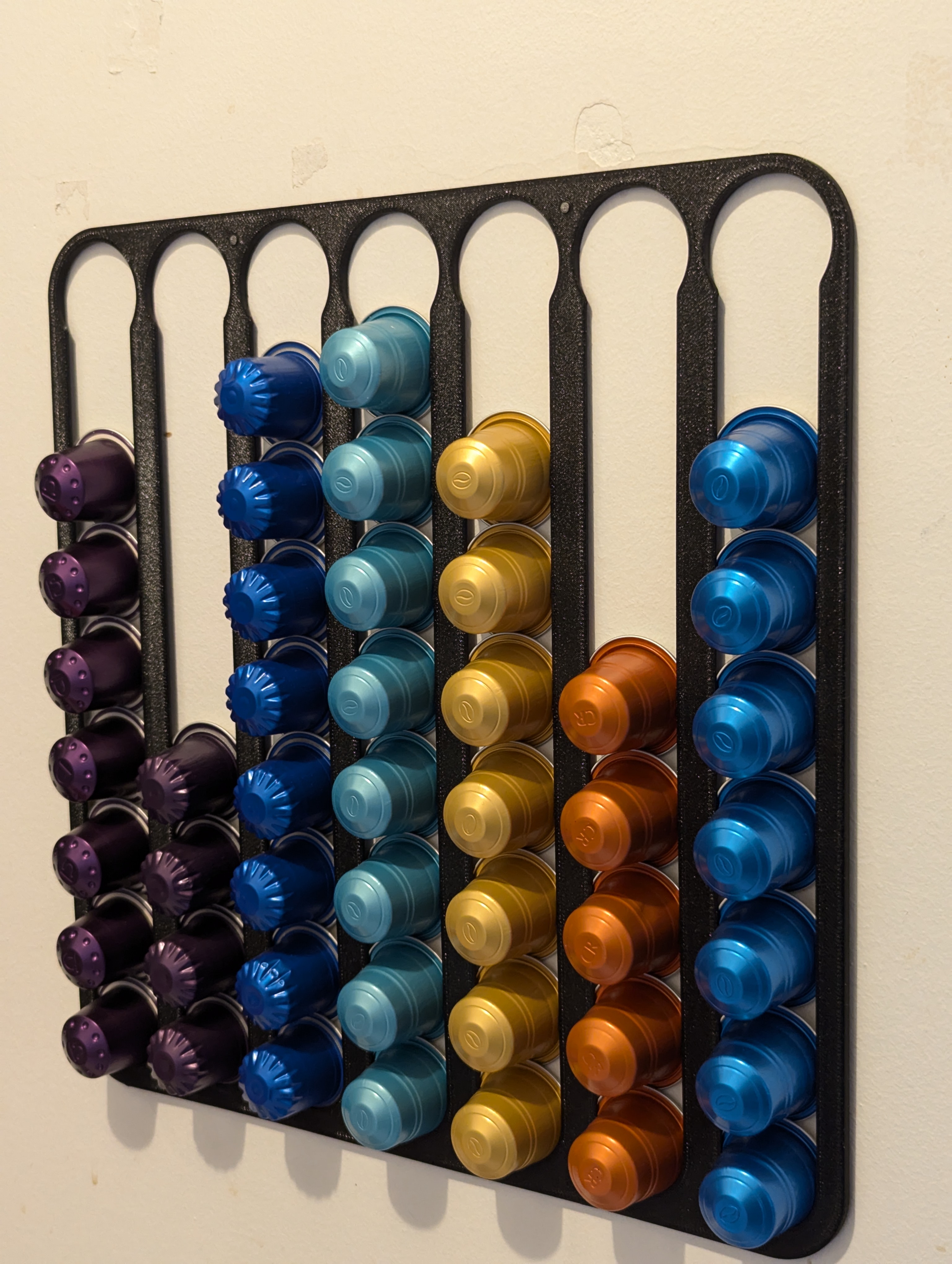 Nespresso capsule wall mount by clogged_nozzl3 | Download free STL ...