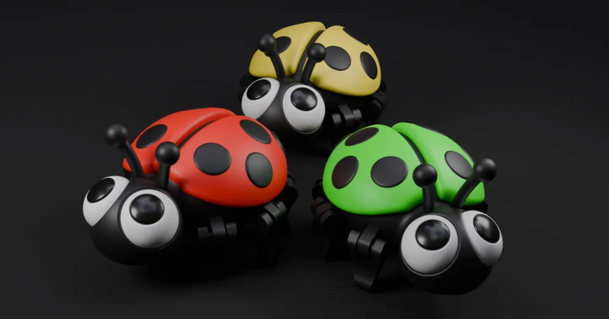 Cute LadyBug par Vladyslav Plantus | Téléchargez gratuitement un modèle ...