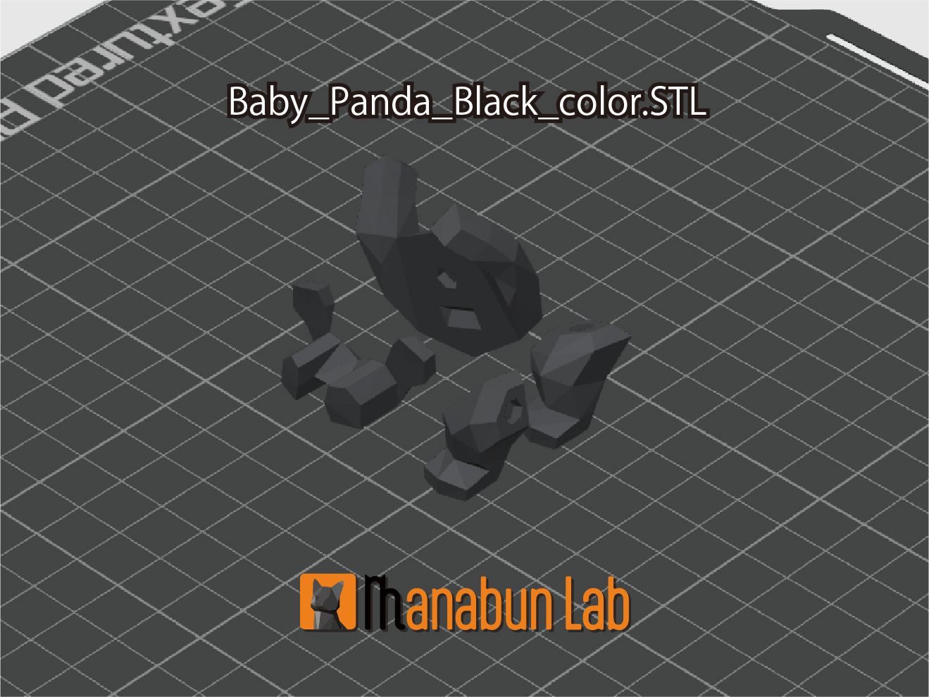 Low Poly Baby Panda Puzzle by Manabun Lab | Download free STL model ...