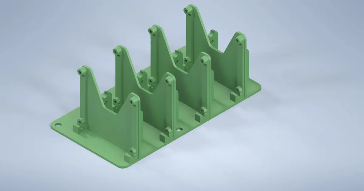 Raspberry Pi Cluster Wall / Table stand by DraconiX | Download free STL ...