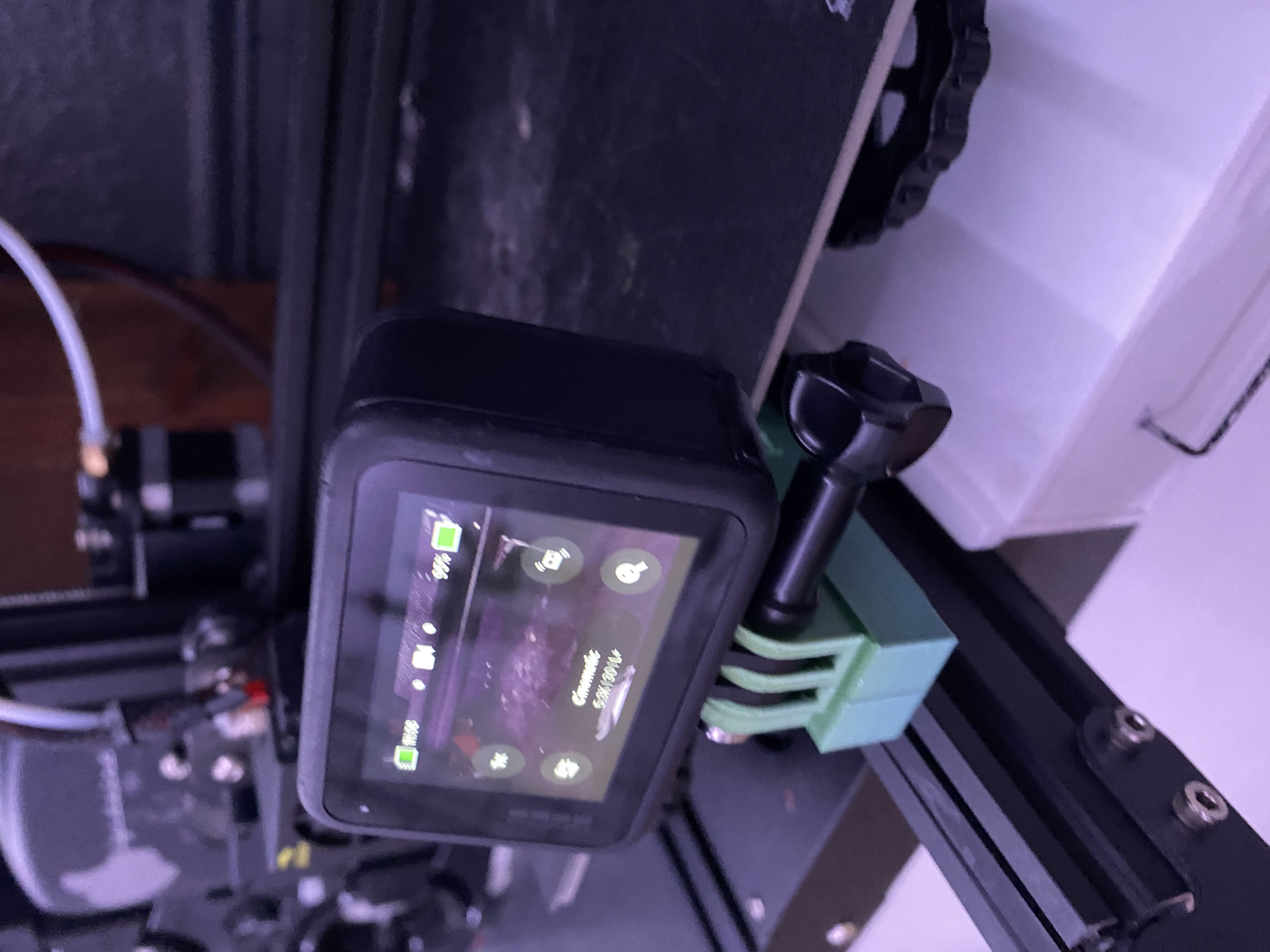 GoPro holder for Ender 3. by 3Dprintz | Download free STL model ...