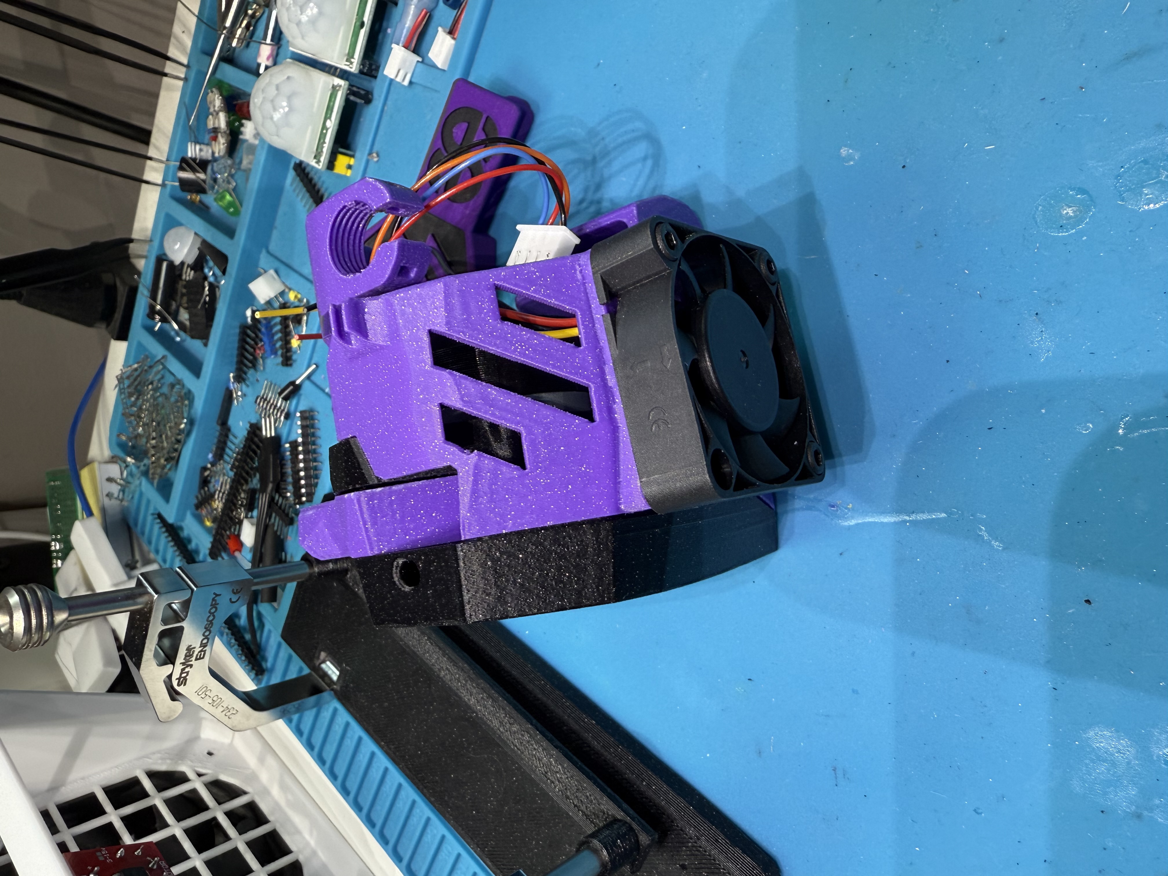 4010 fan CW2 Stealthburner cover with Voron logo by Forane3 | Download ...