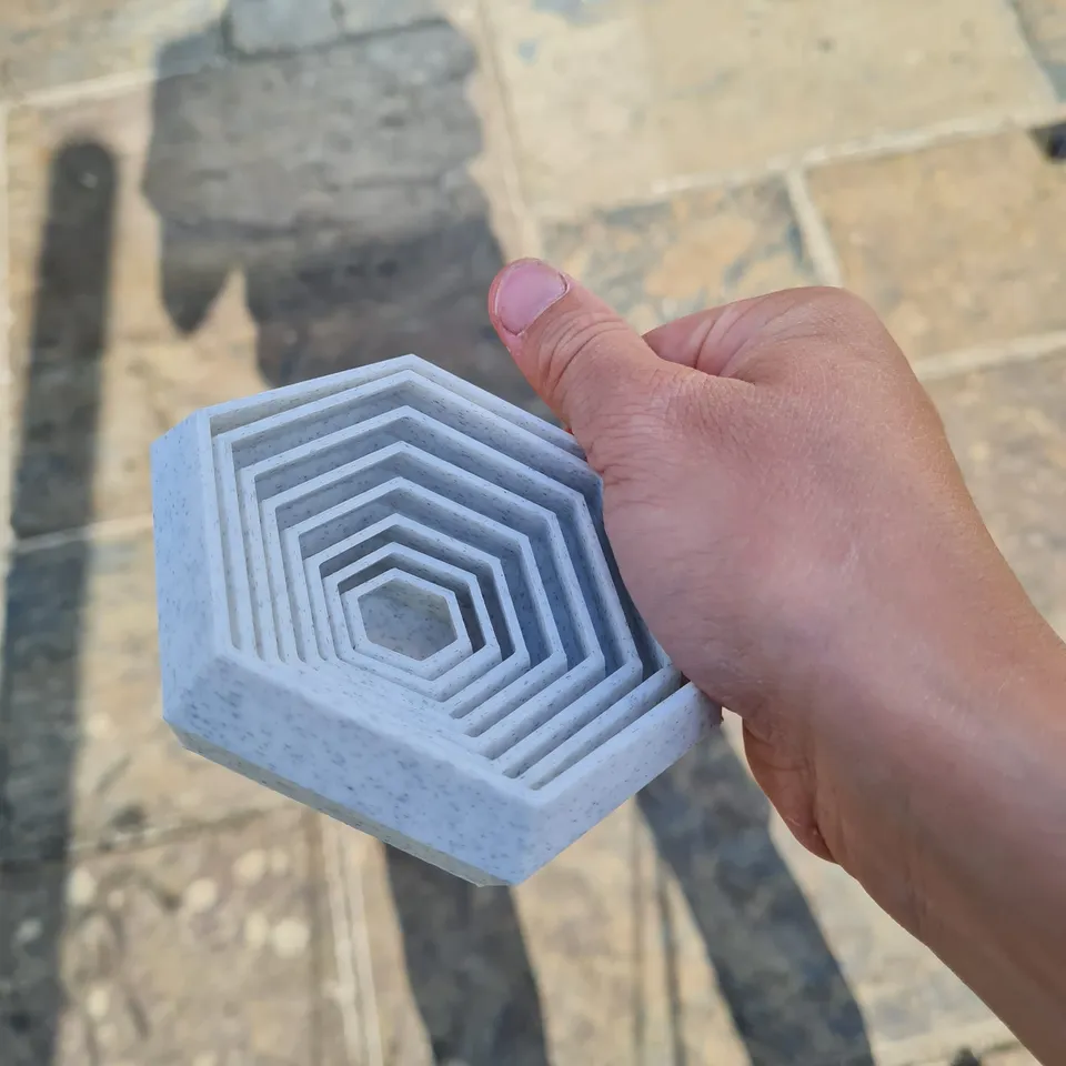 Articulated Hexagon Fidget by 3DeeMagic | Download free STL model ...