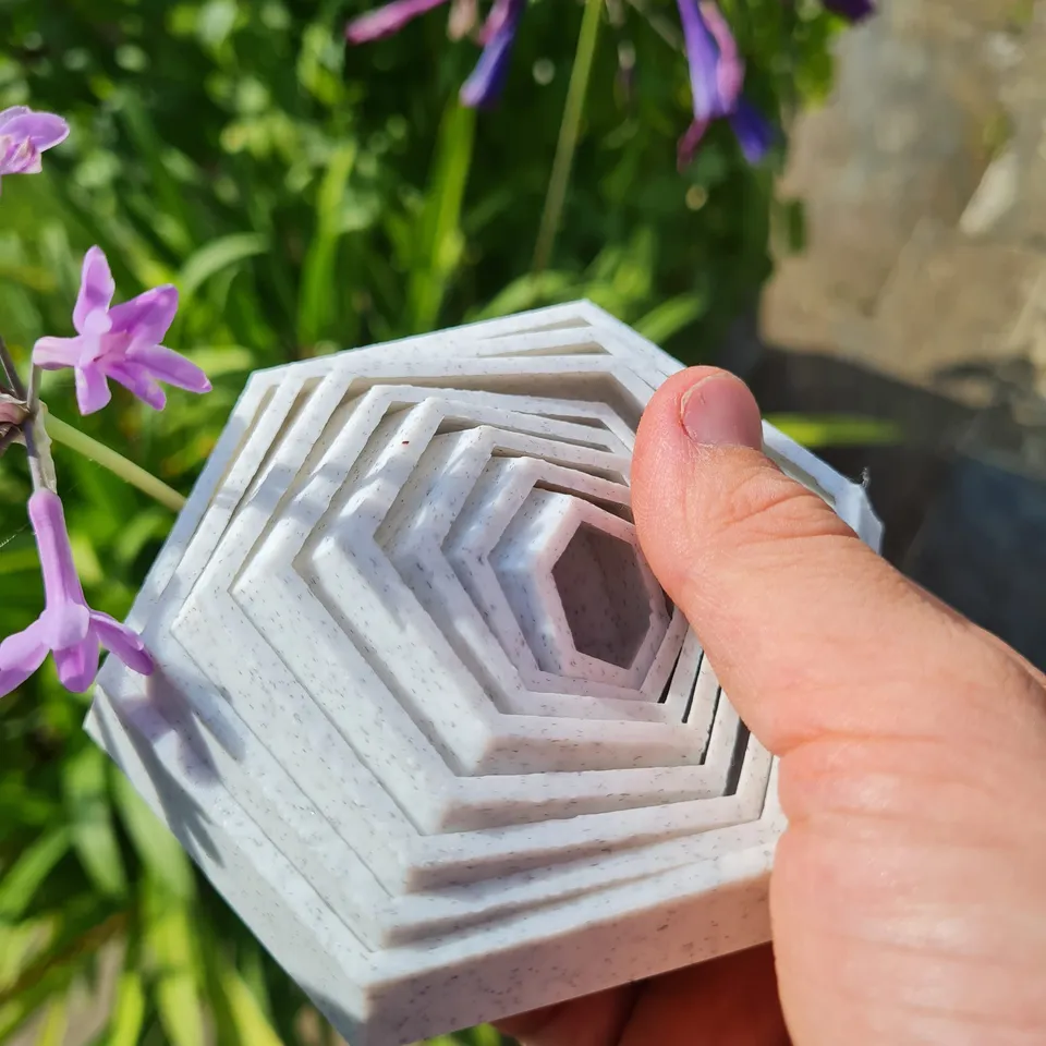 Articulated Hexagon Fidget by 3DeeMagic | Download free STL model ...