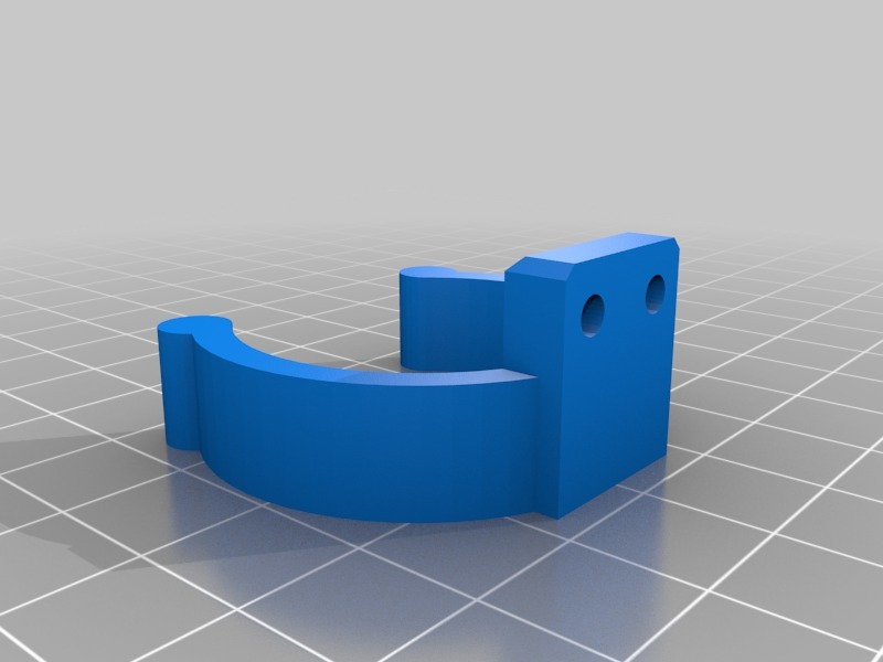 Door catch for round door stop by Liartes | Download free STL model ...