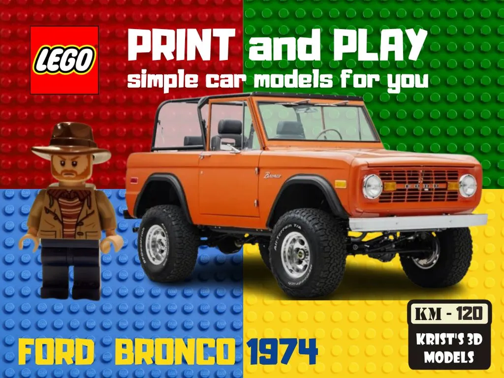 FORD BRONCO 1974 by Mgr. Pavel Krist | Download free STL model ...