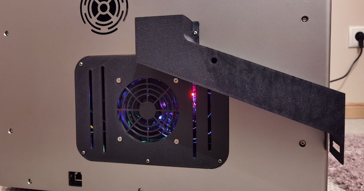 Qidi Plus 4 Rear Cover with various fan sizes by kruegchen | Download ...