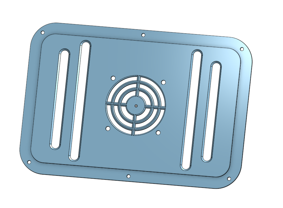 Qidi Plus 4 Rear Cover with various fan sizes by kruegchen | Download ...