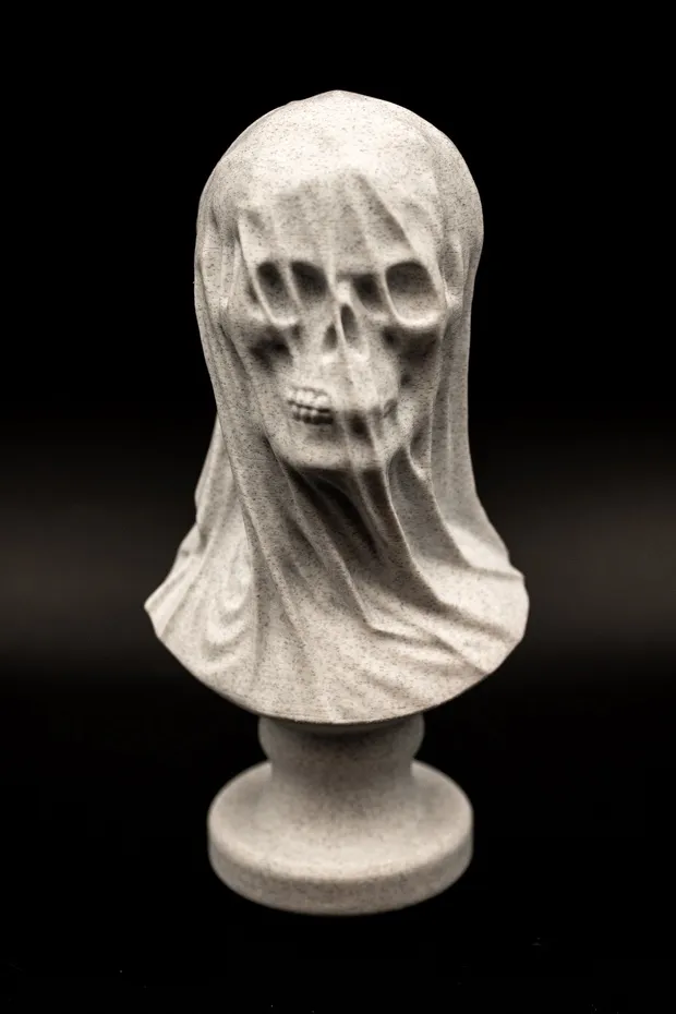 Draped Skull Bust (Pre Supported) by Lantern Lore | Download free STL ...