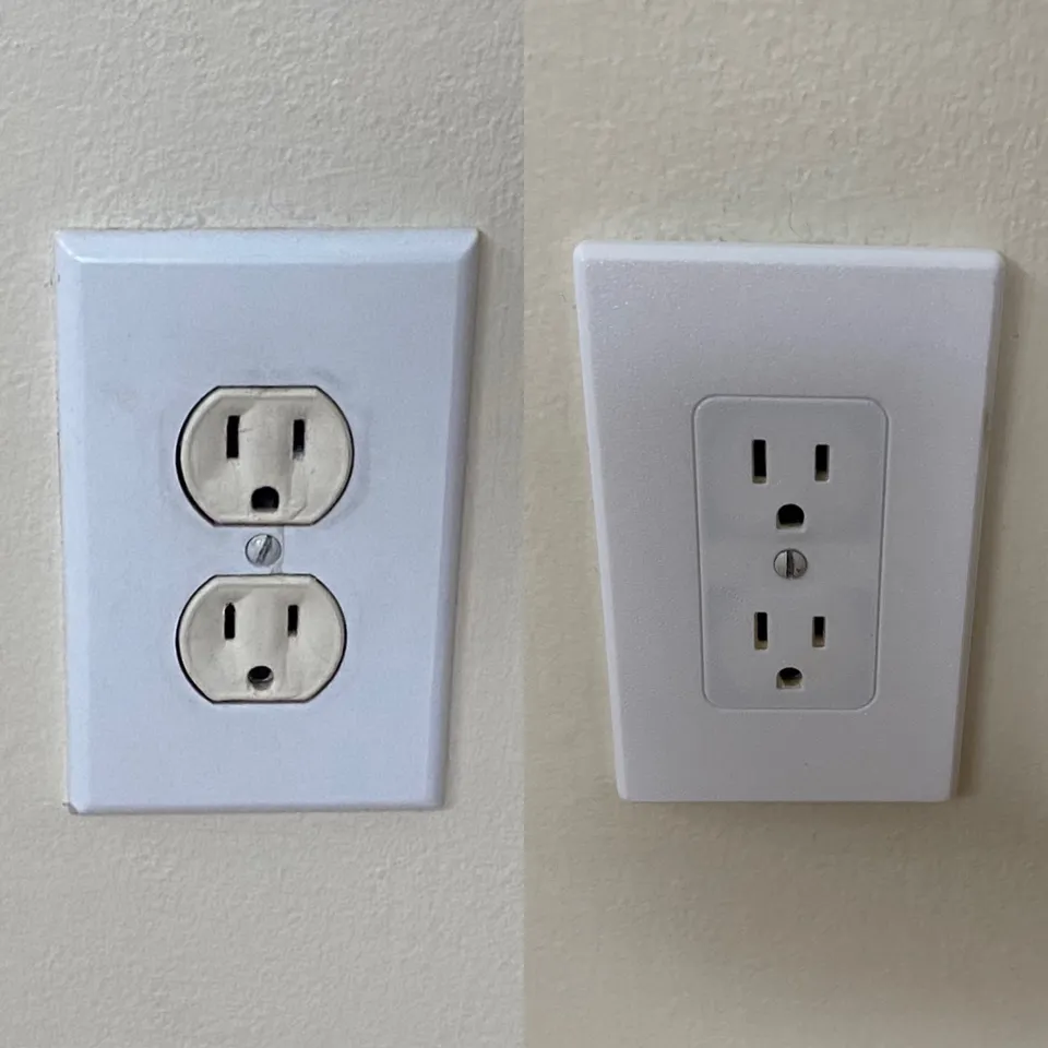 Receptacle outlet full cover/cover-up plate. by Hi_Im_Dave | Download ...