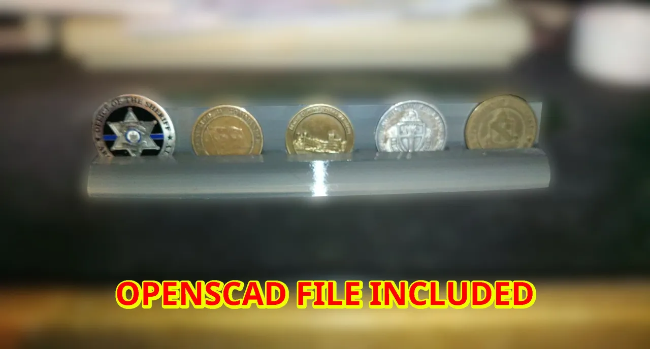 Challenge Coin Display Stand by Cyclone-6 | Download free STL model ...
