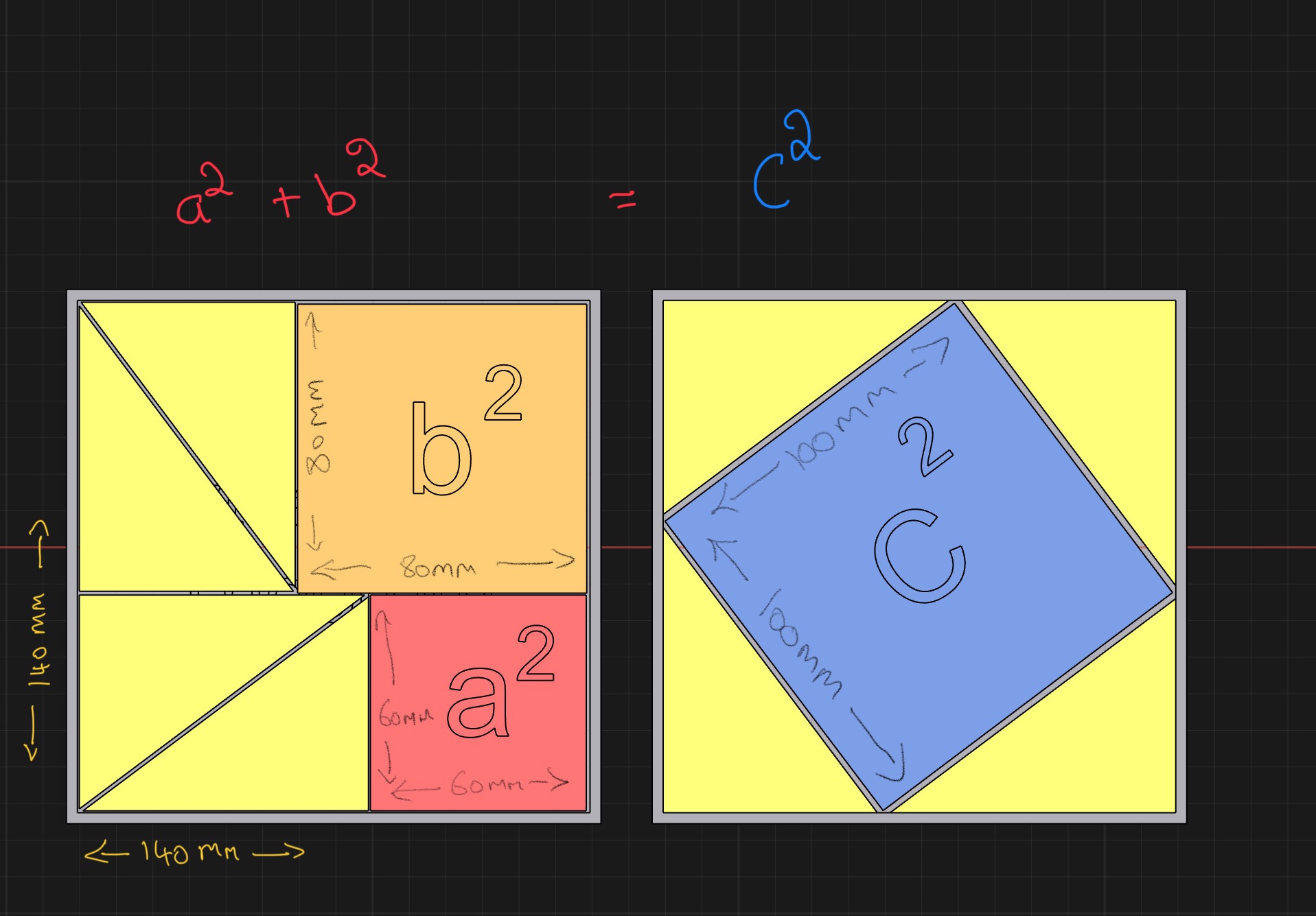 Triangle Shuffle: Pythagoras' Secret Move! by Stemonkey | Download free ...