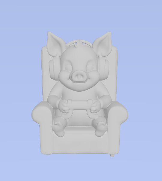 Cute 3D Piglet by R.Palmares | Download free STL model | Printables.com