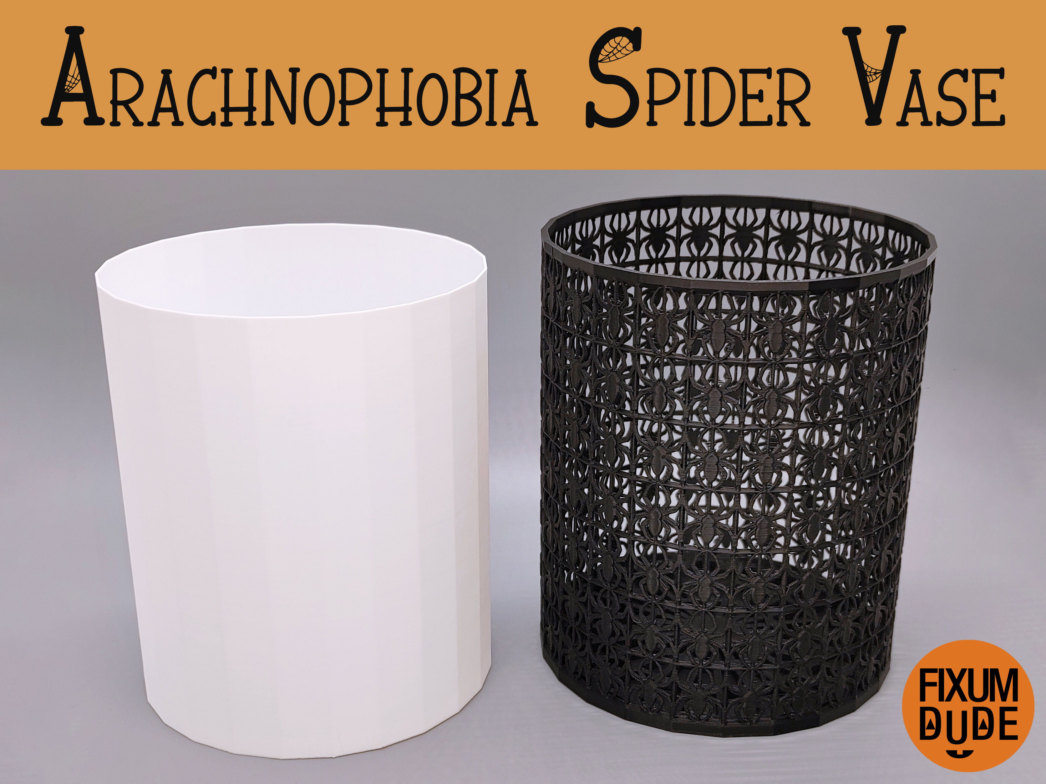 Arachnophobia Spider Vase by fixumdude | Download free STL model ...