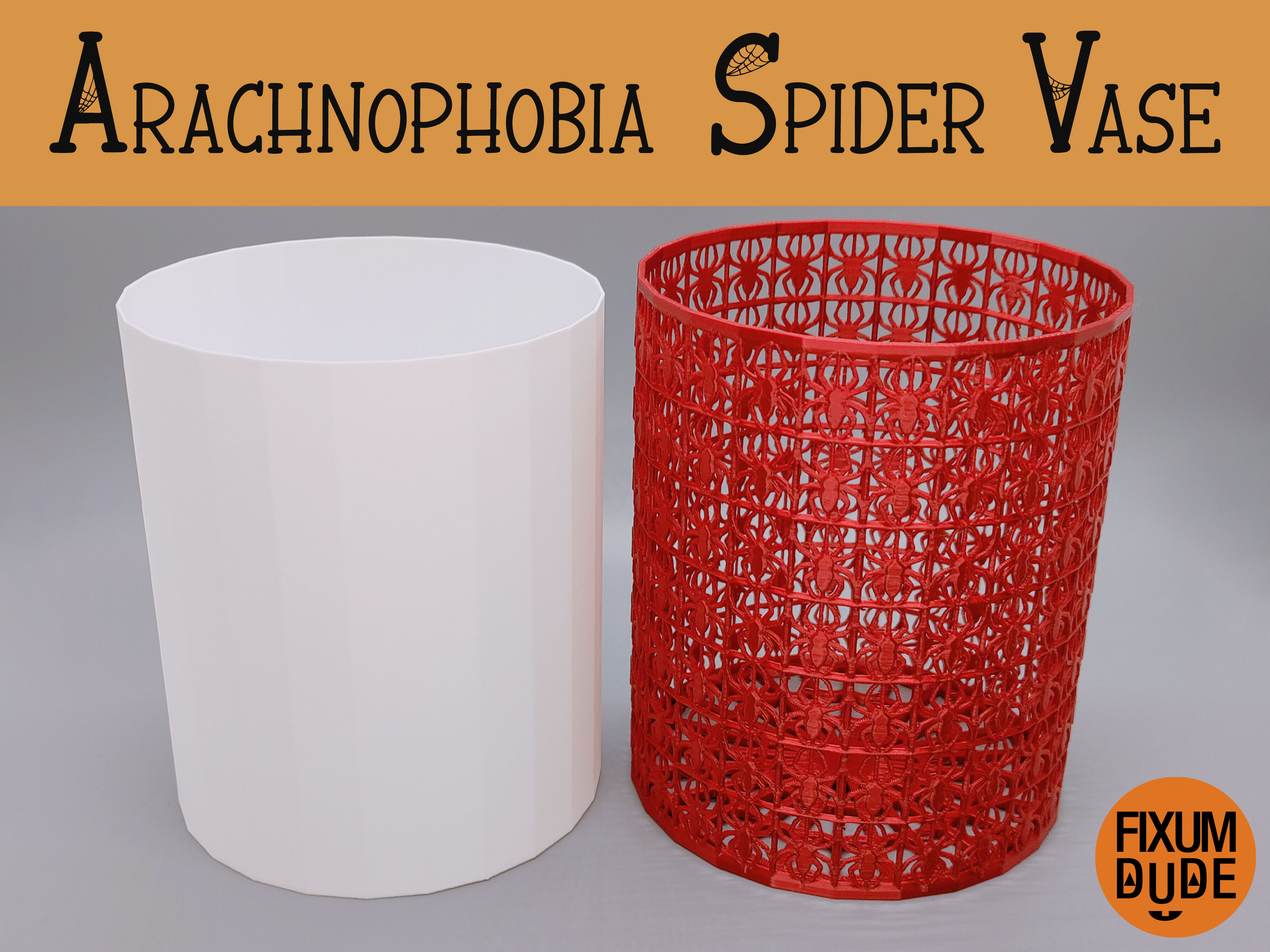 Arachnophobia Spider Vase by fixumdude | Download free STL model ...