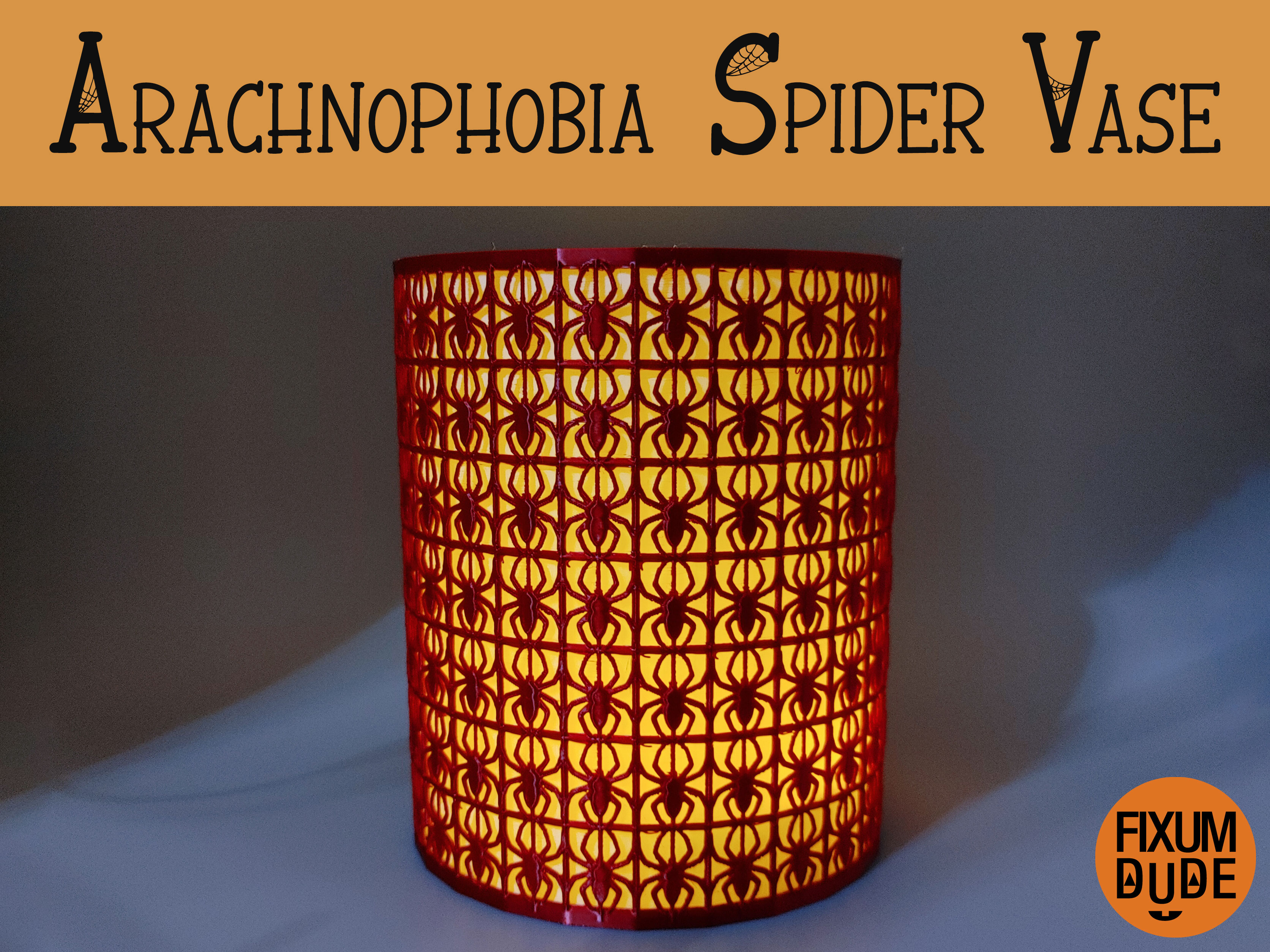 Arachnophobia Spider Vase by fixumdude | Download free STL model ...