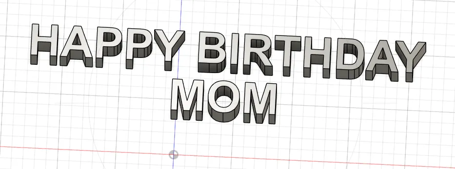 HAPPY BIRTHDAY MOM by David Alexandru | Download free STL model ...