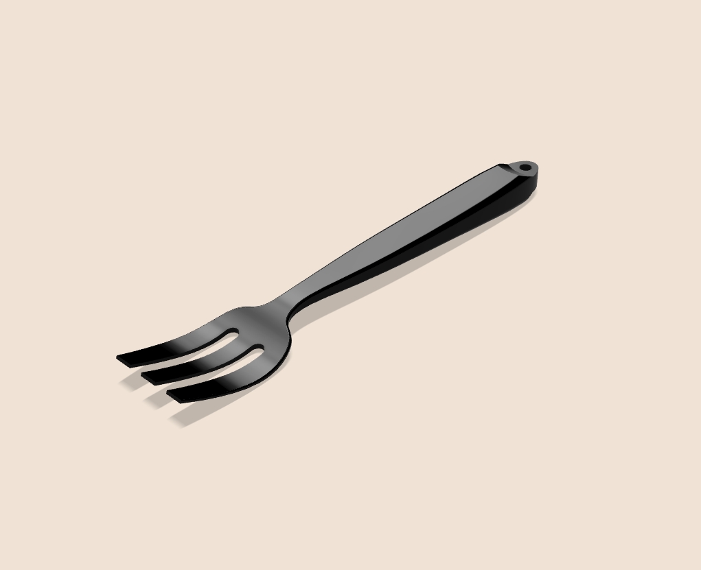 Simple Kitchen Fork by Tovi | Download free STL model | Printables.com