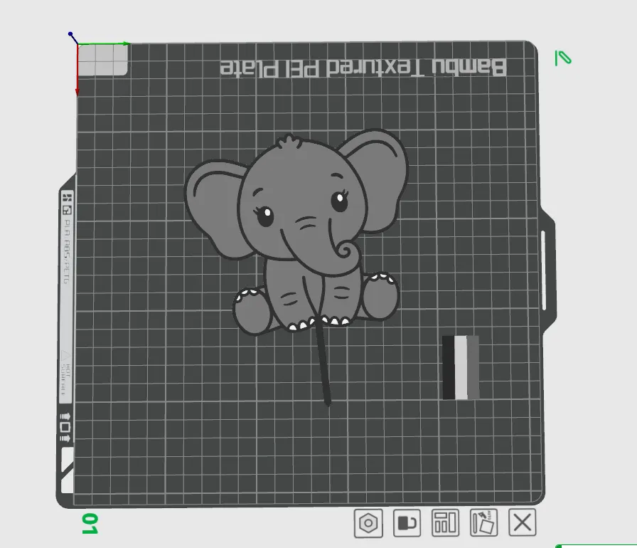 Elephant Topper by Nforce3D By João Frade | Download free STL model ...