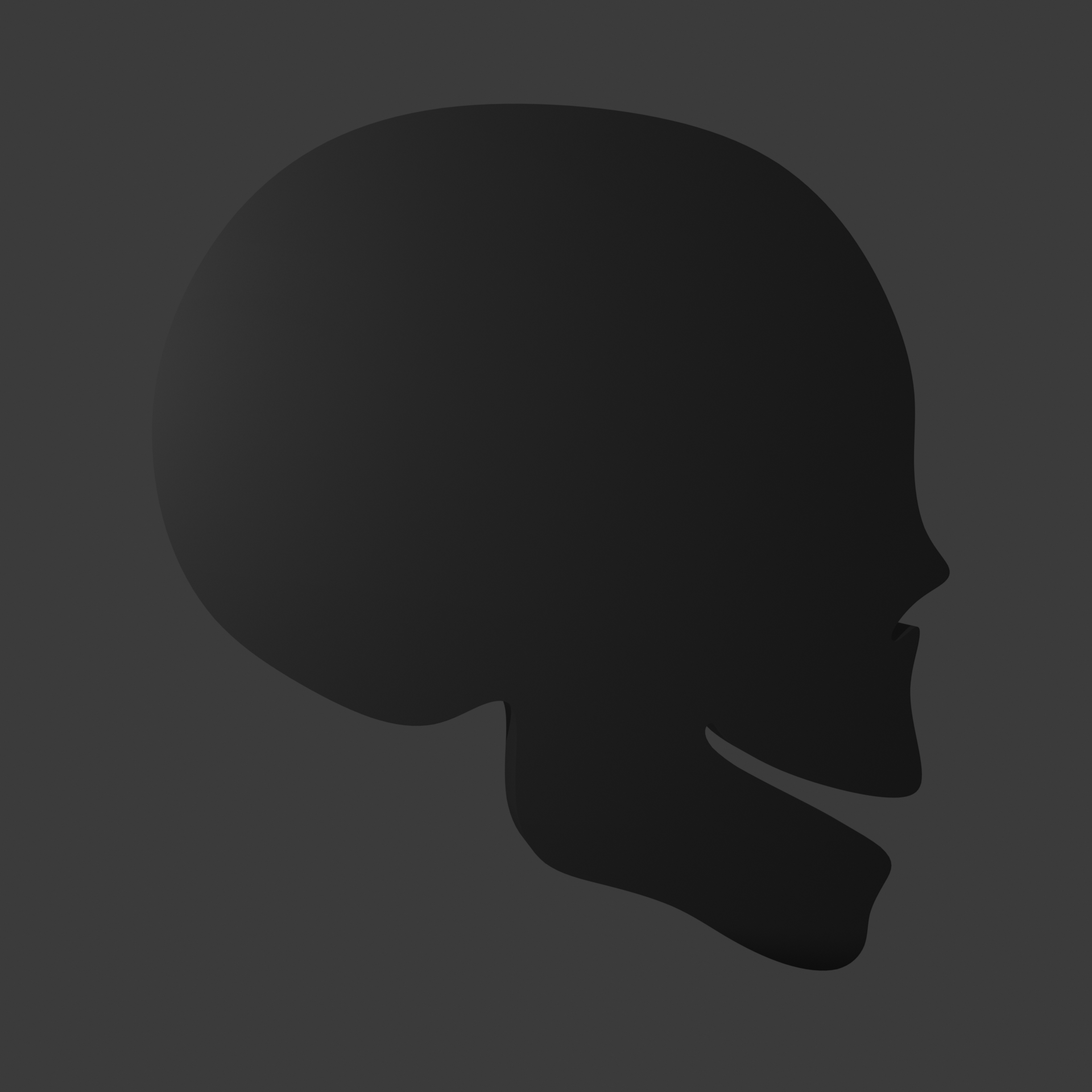 2D Skull 3D Model by Elhay Journo | Download free STL model ...