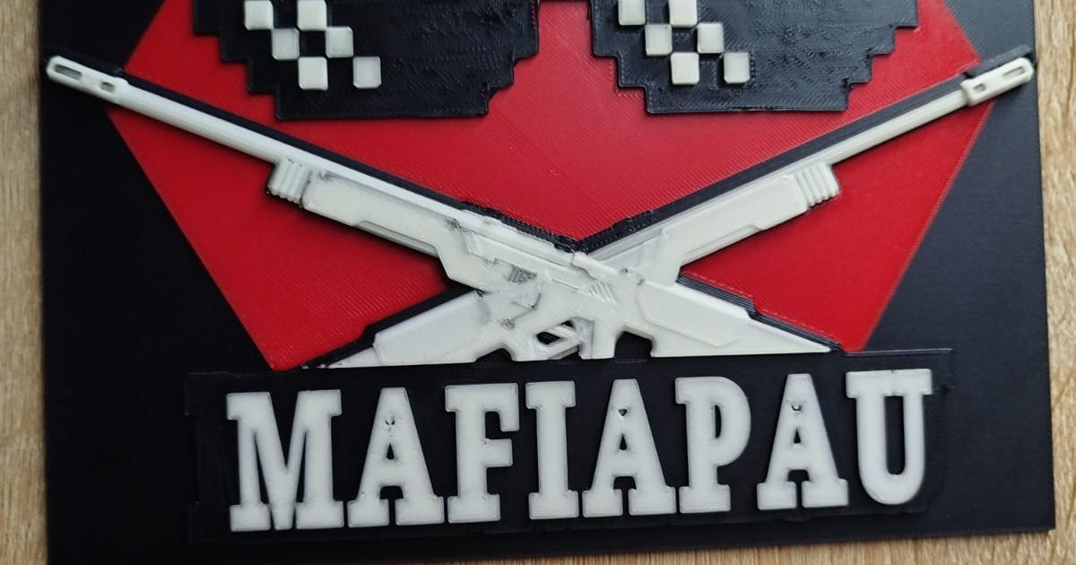 Mafiapau Plate by Danule T | Download free STL model | Printables.com