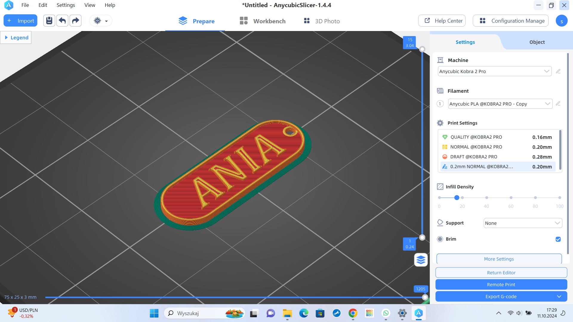 Ania keychain by SCANER | Download free STL model | Printables.com