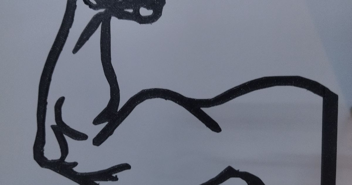 BICEPS Line-art by amik | Download free STL model | Printables.com