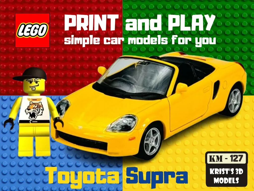 LEGO Toyota Supra by Mgr. Pavel Krist | Download free STL model ...
