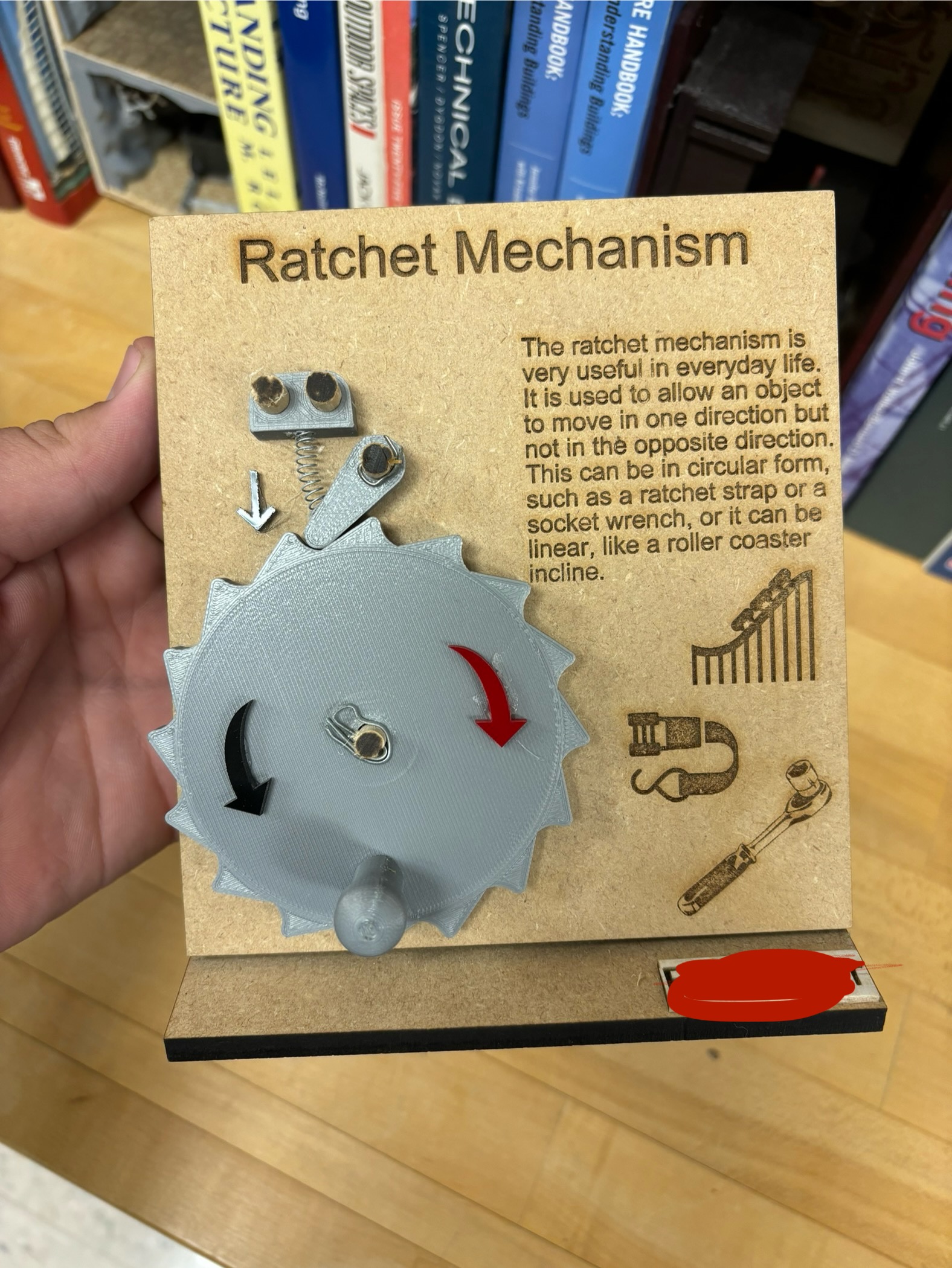 Ratchet Mechanism Display by dcnj_rc | Download free STL model ...