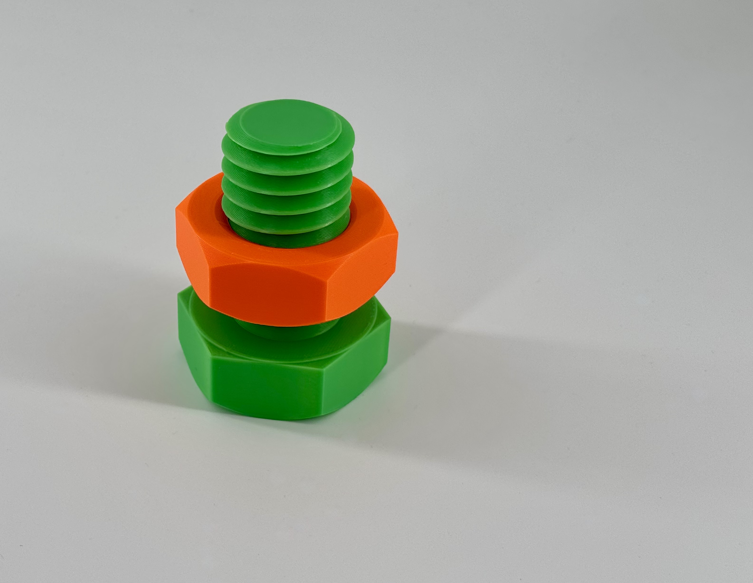 Fidget Stress Nut & Bolt by GreaseMonkey | Download free STL model ...