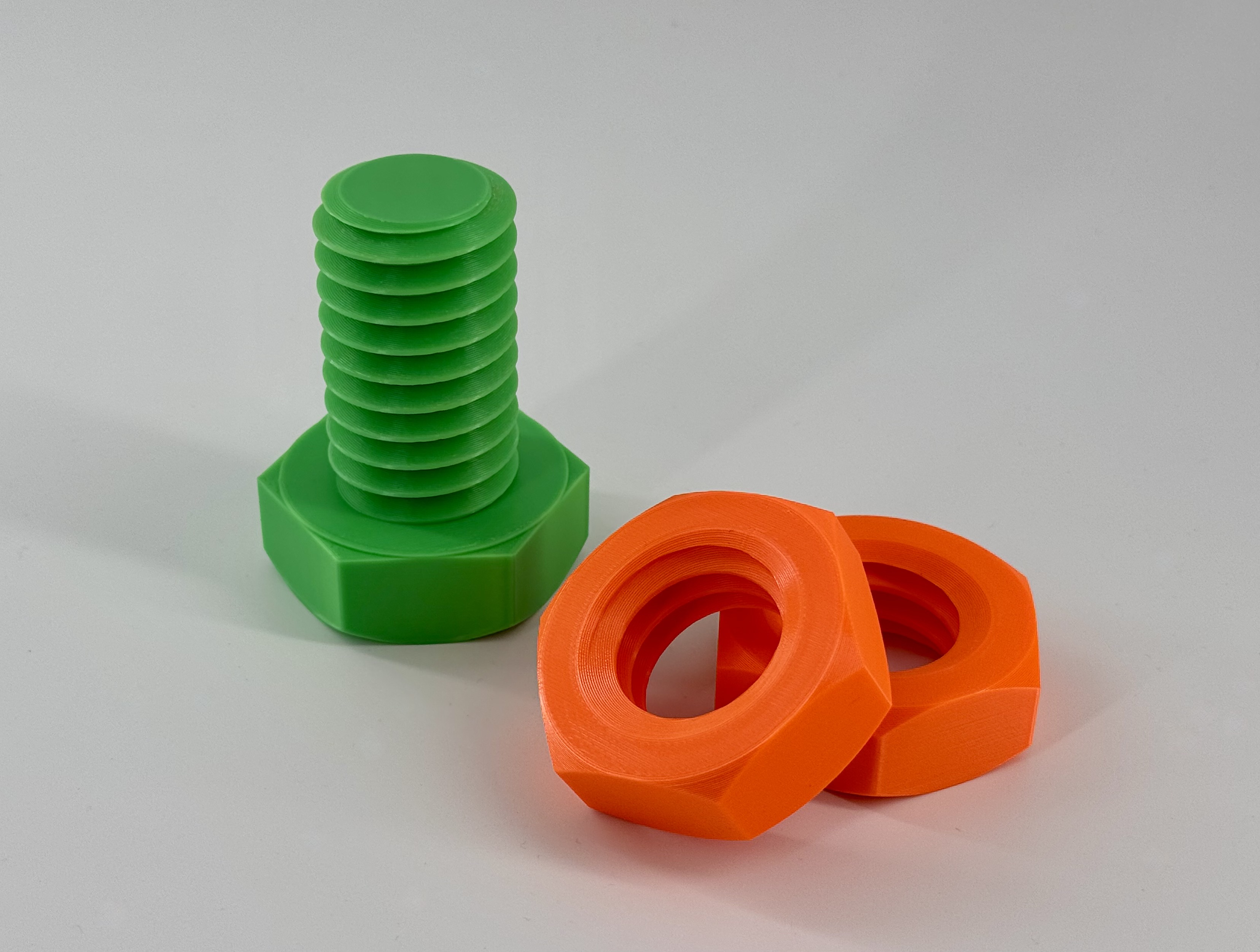 Fidget Stress Nut & Bolt by GreaseMonkey | Download free STL model ...