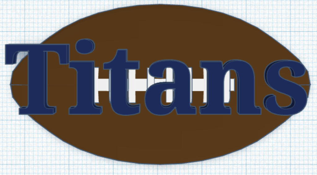 Tennessee Titans logo by Kool-Printer | Download free STL model ...