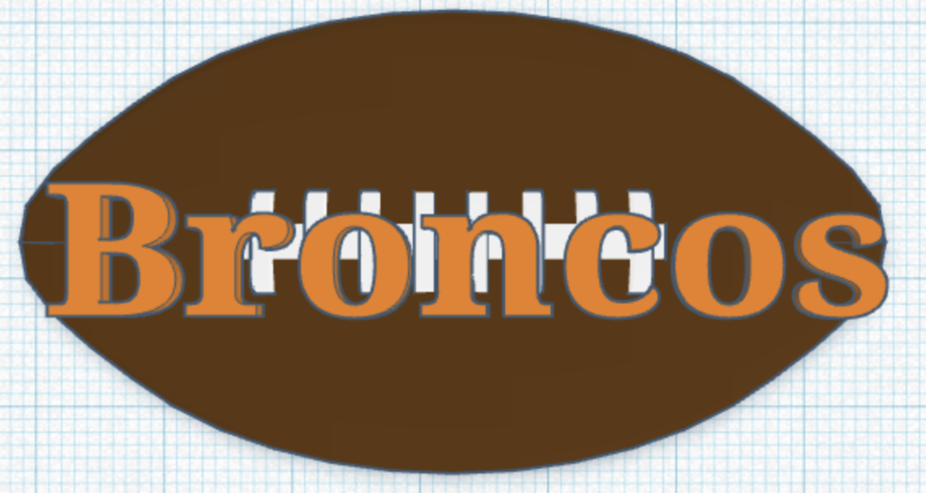 Denver Broncos logo by Kool-Printer | Download free STL model ...