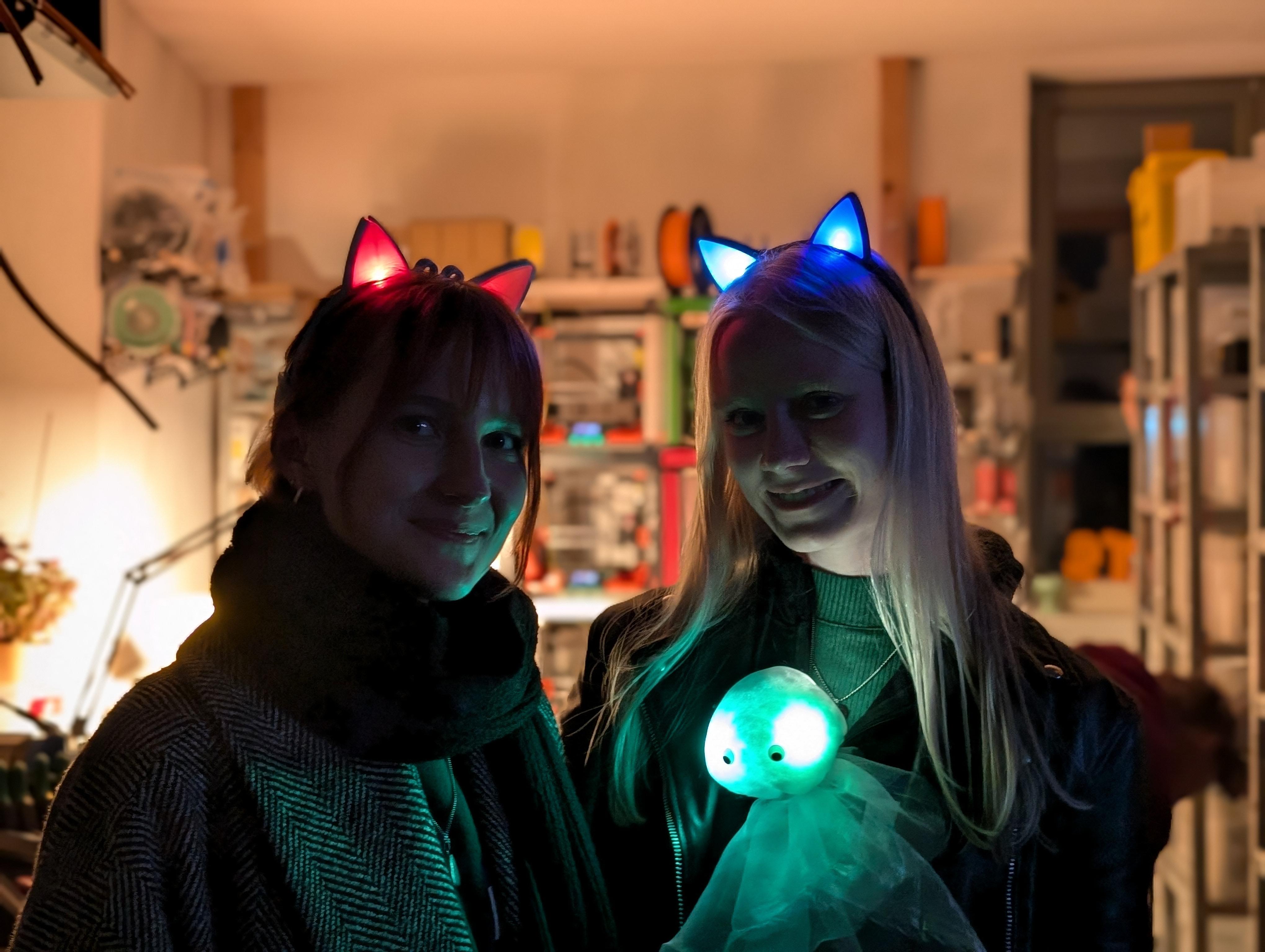 LED Cat ear Headband by mallo321123 | Download free STL model ...