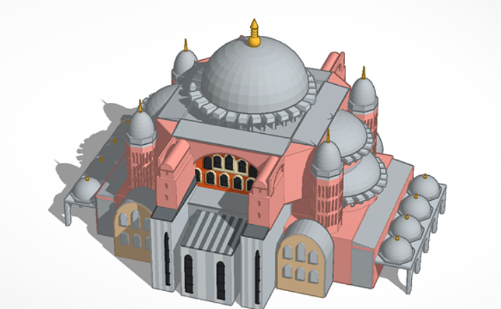 Modelo 3d de Santa Sofia de constantinopla by GBdesigner | Download free STL model | Printables.com