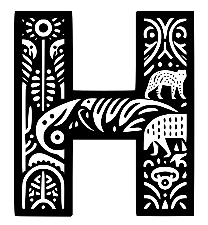 Crazy alphabet: Letter H by Nina Máčová | Download free STL model ...