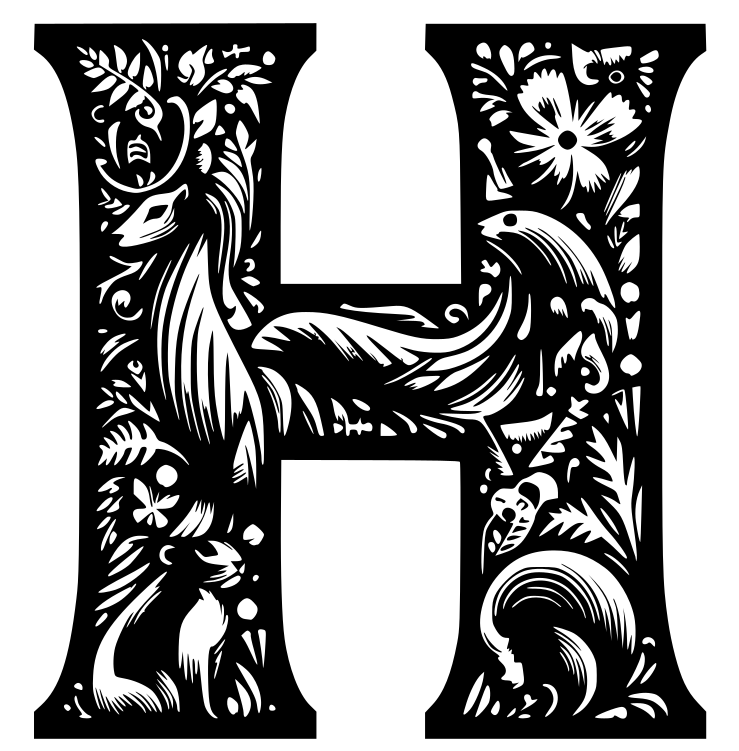 Crazy alphabet: Letter H by Nina Máčová | Download free STL model ...