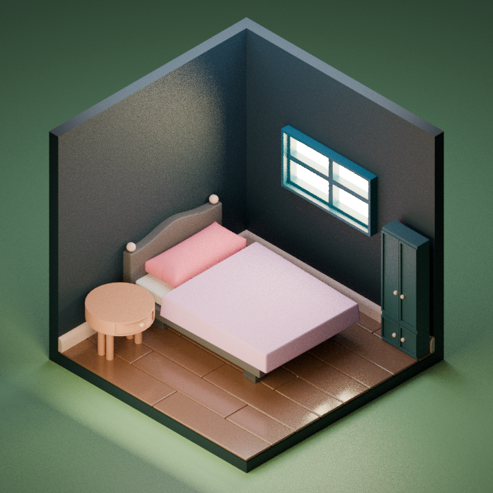 3D bedroom scene by Γεωργιαννα Σαριτζιωτη | Download free STL model ...
