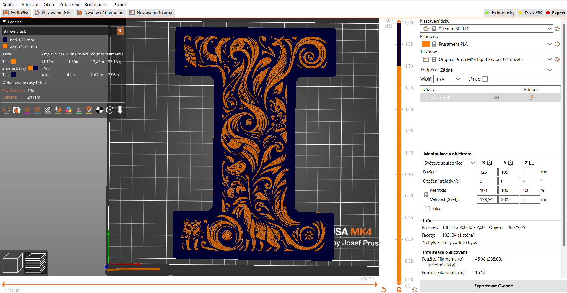 Crazy alphabet: Letter I by Nina Máčová | Download free STL model ...