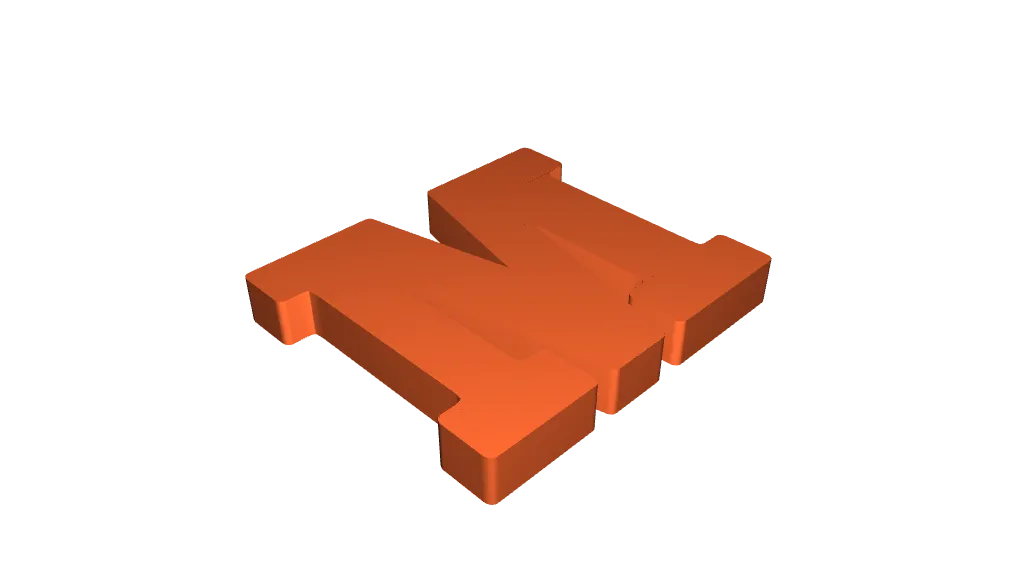 M letter by Yeray3d | Download free STL model | Printables.com