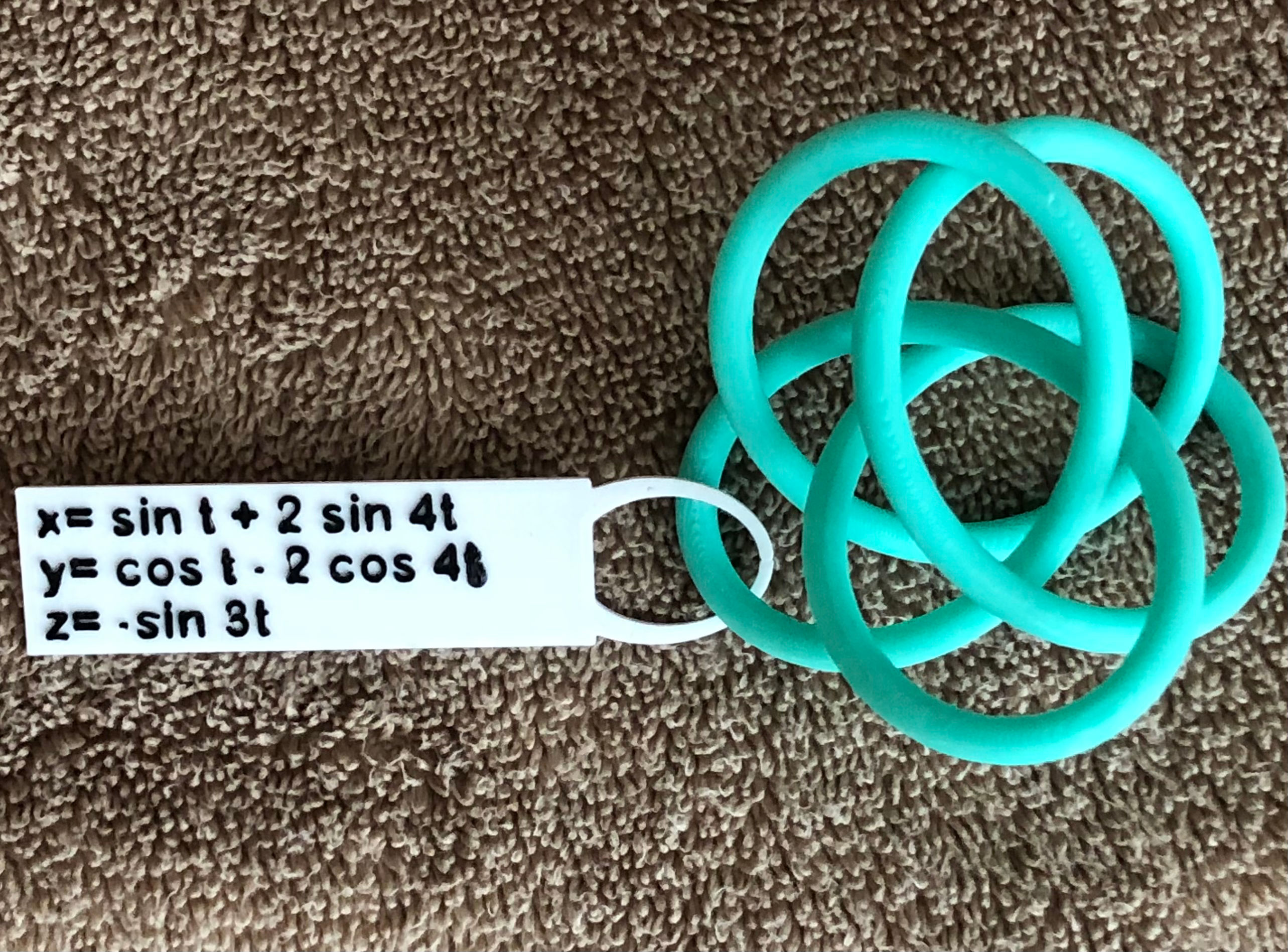 Trefoil Knot formula A (SCAD) by tjsoco | Download free STL model ...