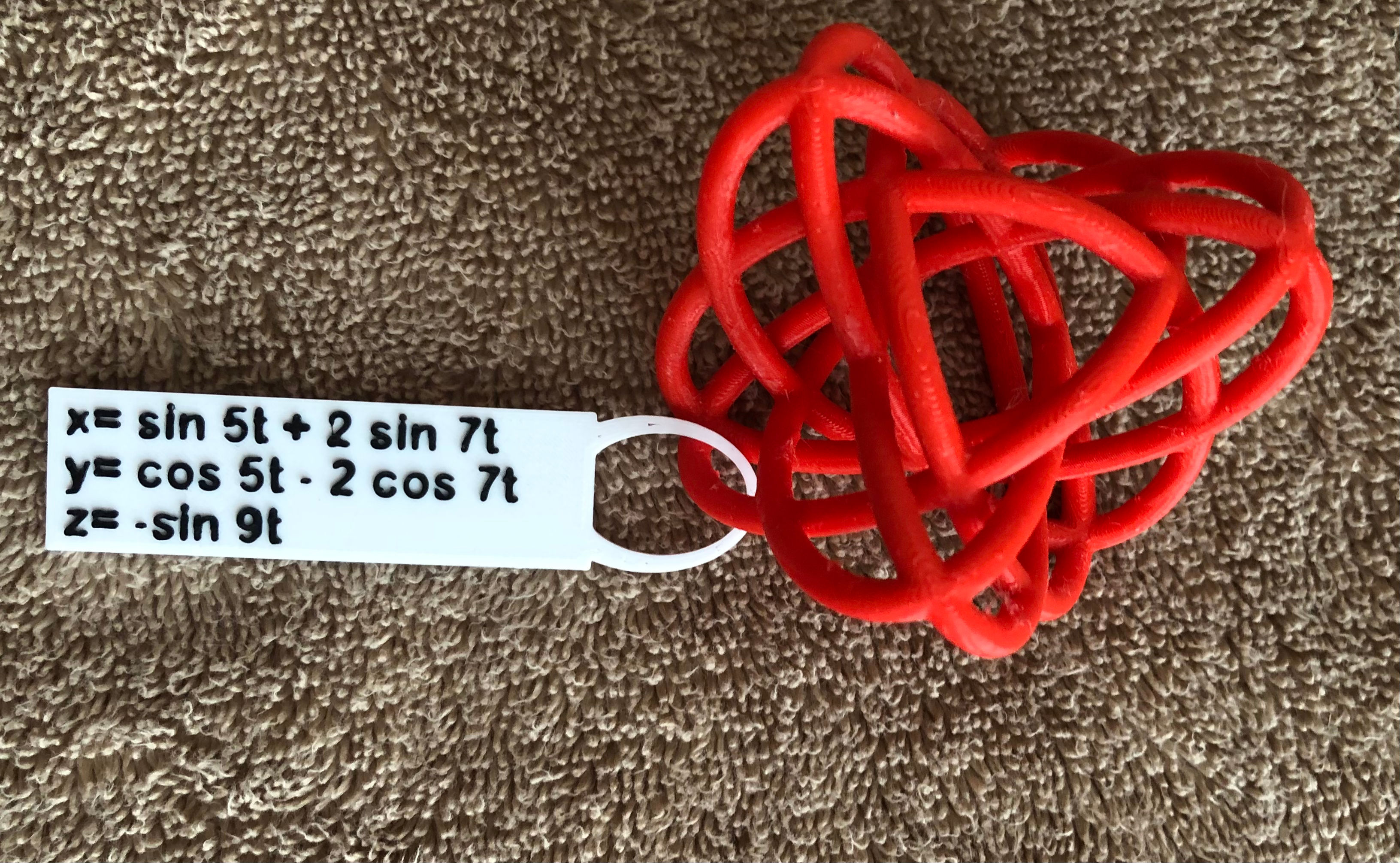 Trefoil Knot formula A (SCAD) by tjsoco | Download free STL model | Printables.com