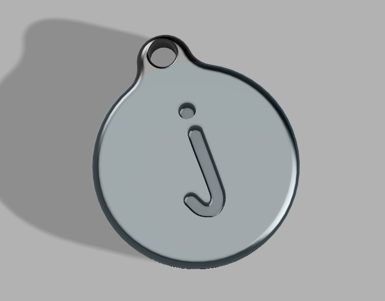 Engraved Initial Keychains (Comic Sans) by highlevelwinnerr | Download ...