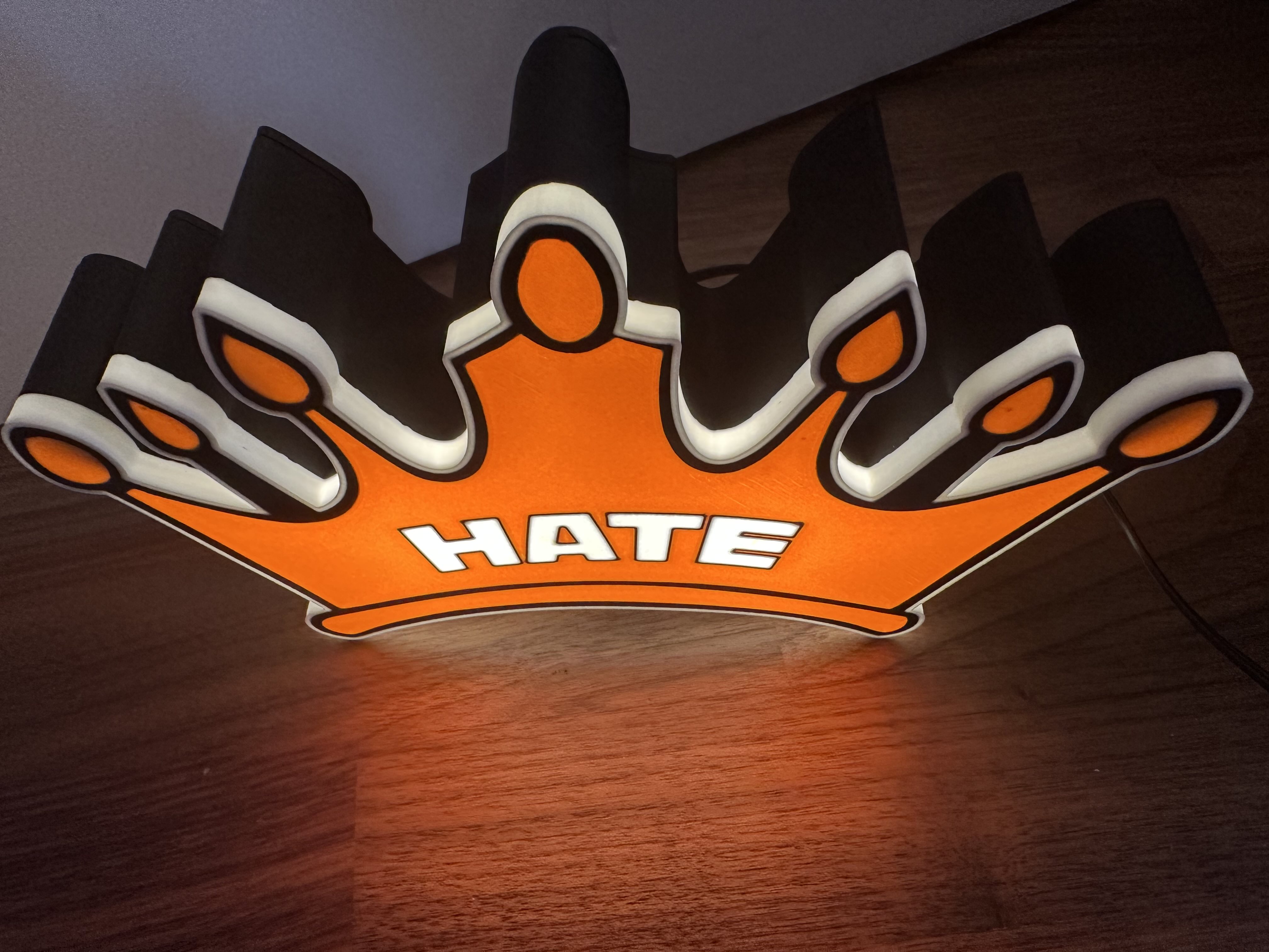 Crown Lightbox by ZoidPrintz | Download free STL model | Printables.com