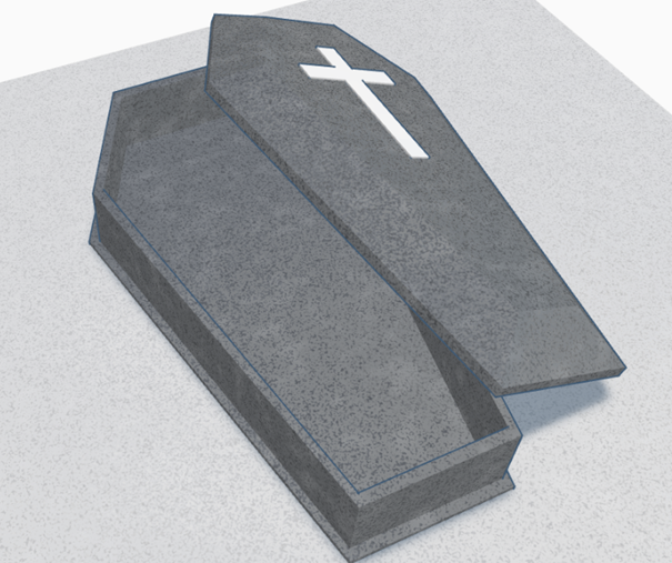 Box Rakev (coffin box) by tuckovajana | Download free STL model ...